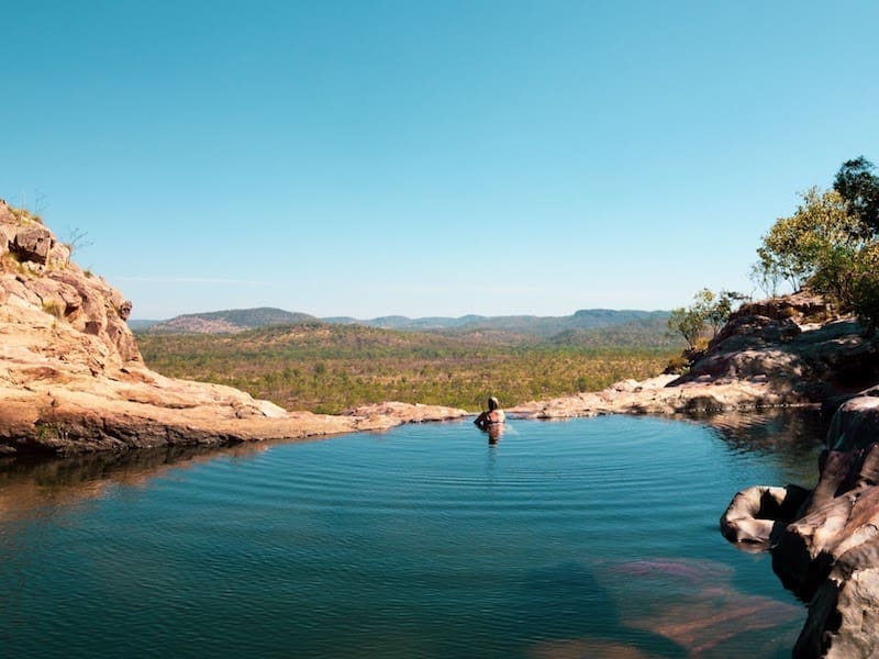 Nature's infinity pool at Gunlom_Image credit to Tourism NT, Jewels ...