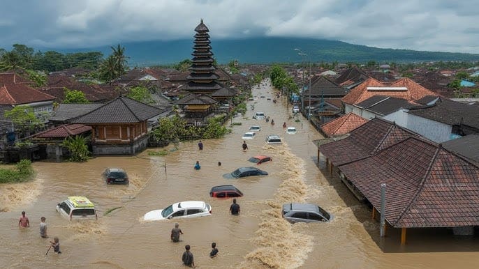 Travel disruptions in Bali flooding impacts transport and tourism ...